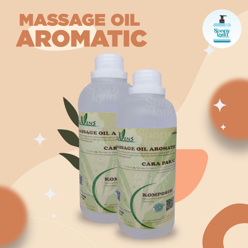 Jual (BPOM) 1 Liter Massage Oil Aromatic Kemasan Botol Minyak Pijat Urut Salon dan Spa Refleksi ...