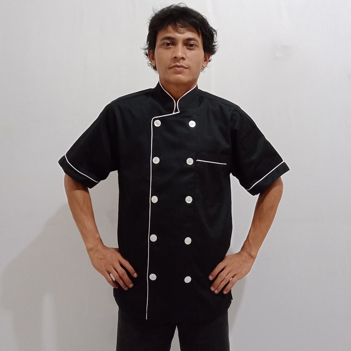 Jual Baju Chef Koki Seragam Chef Koki Variasi Warna | Shopee Indonesia
