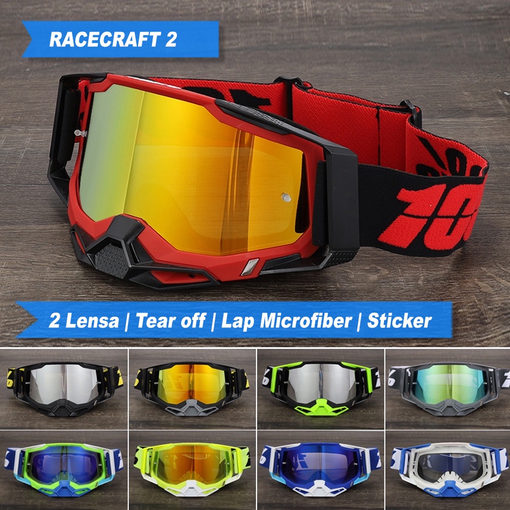 Jual Motocross Goggle 100% Racecraft Gen 2 Kaca Mata Cross Trail ...