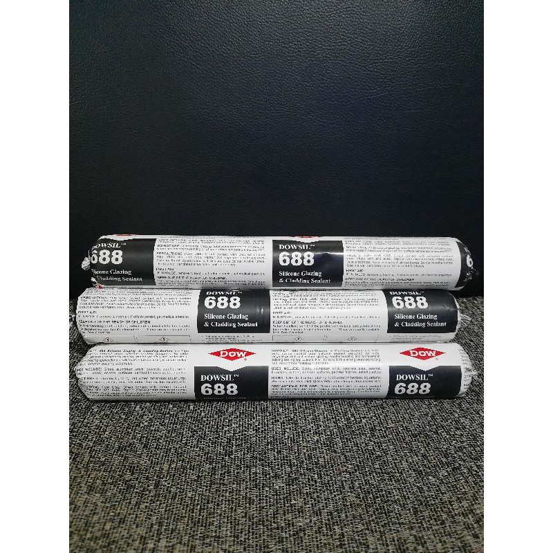 Jual Dowsil 688 Silicone Glazing & Cladding Sealant 600 ML Indonesia|Shopee Indonesia
