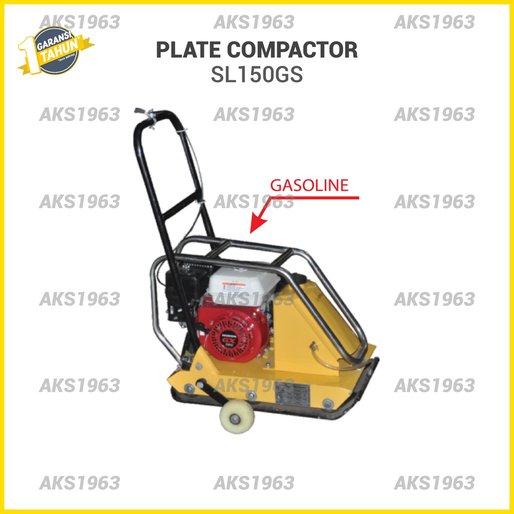 Jual Mesin Stamper Kodok Mesin Honda GX 160 Plate Compactor 1,5 Ton 5,5 ...