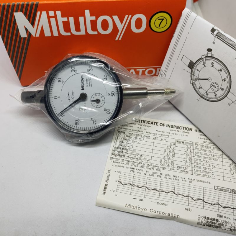 Jual Dial Indicator Mitutoyo Pick Test Dial Indikator Alat Ukur ...