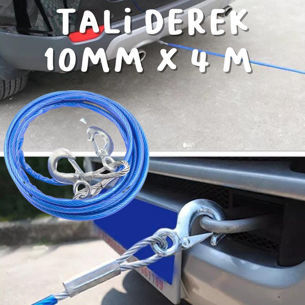 Jual 5 TON TALI DEREK MOBIL KAWAT BAJA 4 METER SLING BAJA | Shopee ...