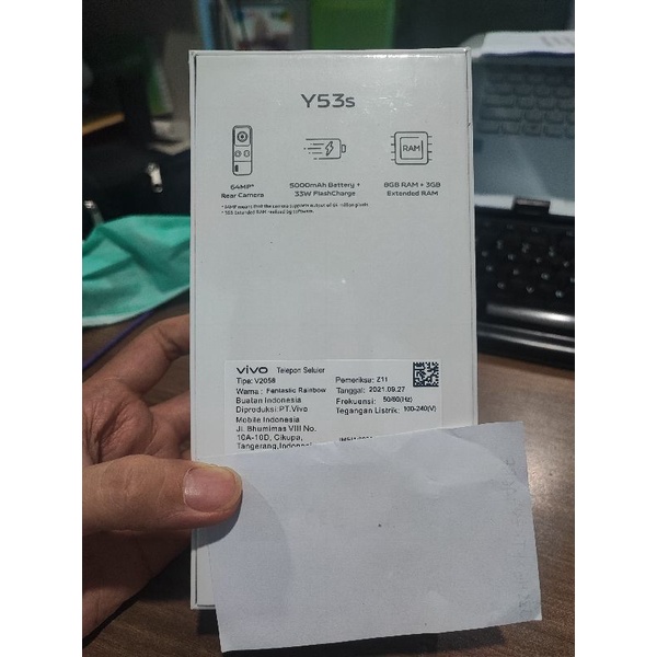 Jual BARU NEW Vivo Y53S 8+3/128 Fantastic Rainbow | Shopee Indonesia