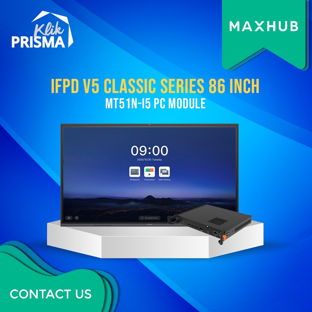 Jual MAXHUB IFPD V5 CLASSIC SERIES 86 inch with Core i7 PC Module ...