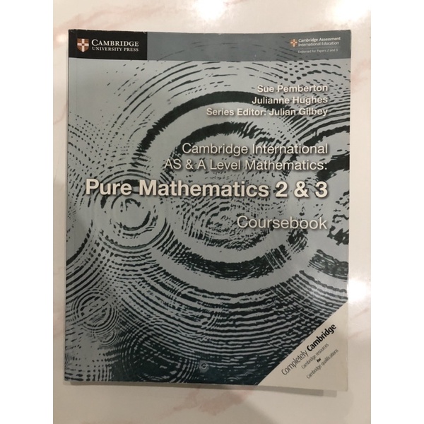 Jual Cambridge International AS & A Level Pure Mathematics 2 & 3 ...