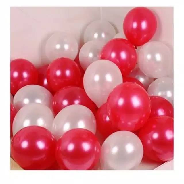 Jual Balon Merah Putih || Metalix || 12 Inch | Shopee Indonesia