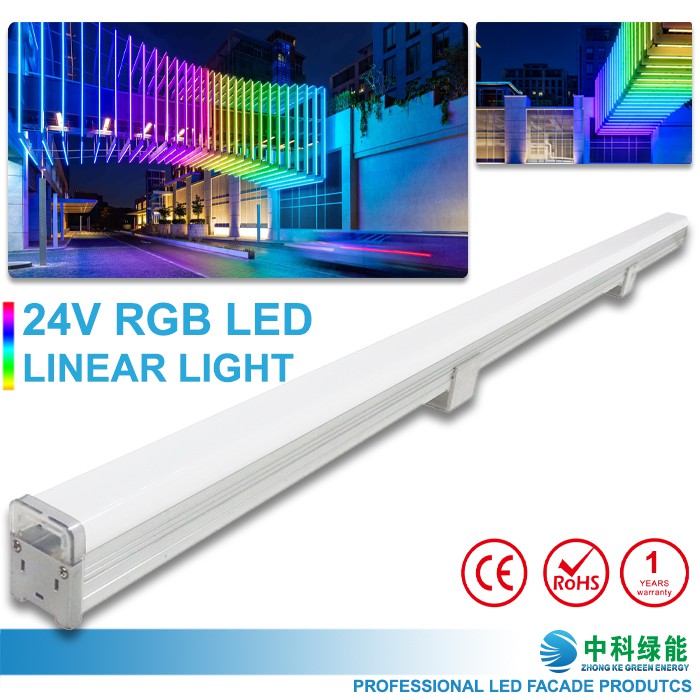Jual RGB LINEAR LIGHT DC24V 12W FACADE 100CM Indonesia|Shopee Indonesia