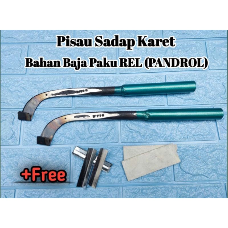 Jual PISAU SADAP KARET BAJA PAKU REL / PISAU SADAP KARET PANDROL ...