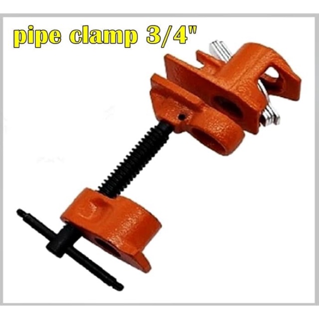 Jual Pipe clamps 3/4" - klem pipa - catok penjepit | Shopee Indonesia