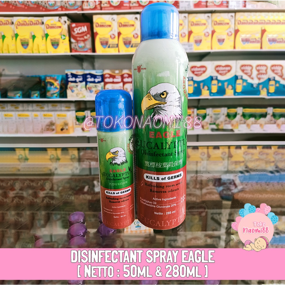 Jual Disinfectant Spray EAGLE 50ml,280ml | Shopee Indonesia