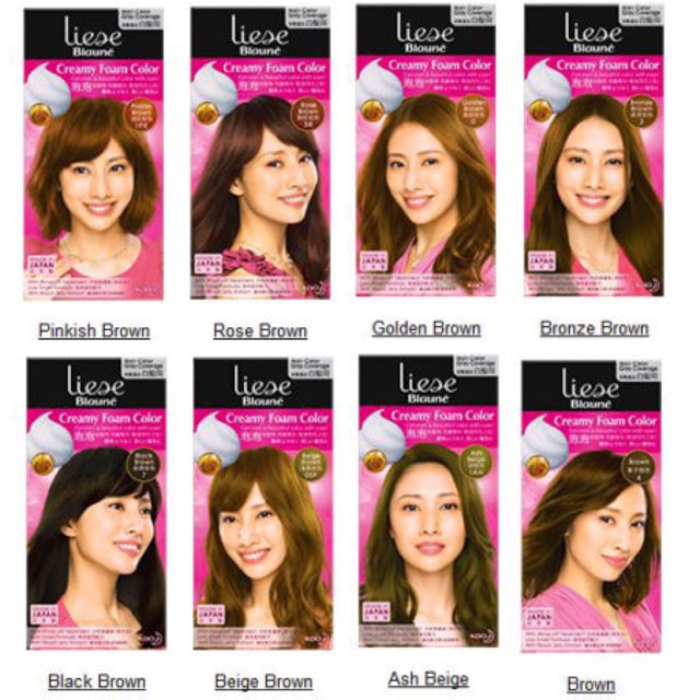 Jual LIESE BLAUNE BUBBLE CREAMY FOAM HAIR COLOR UNTUK RAMBUT UBAN ...