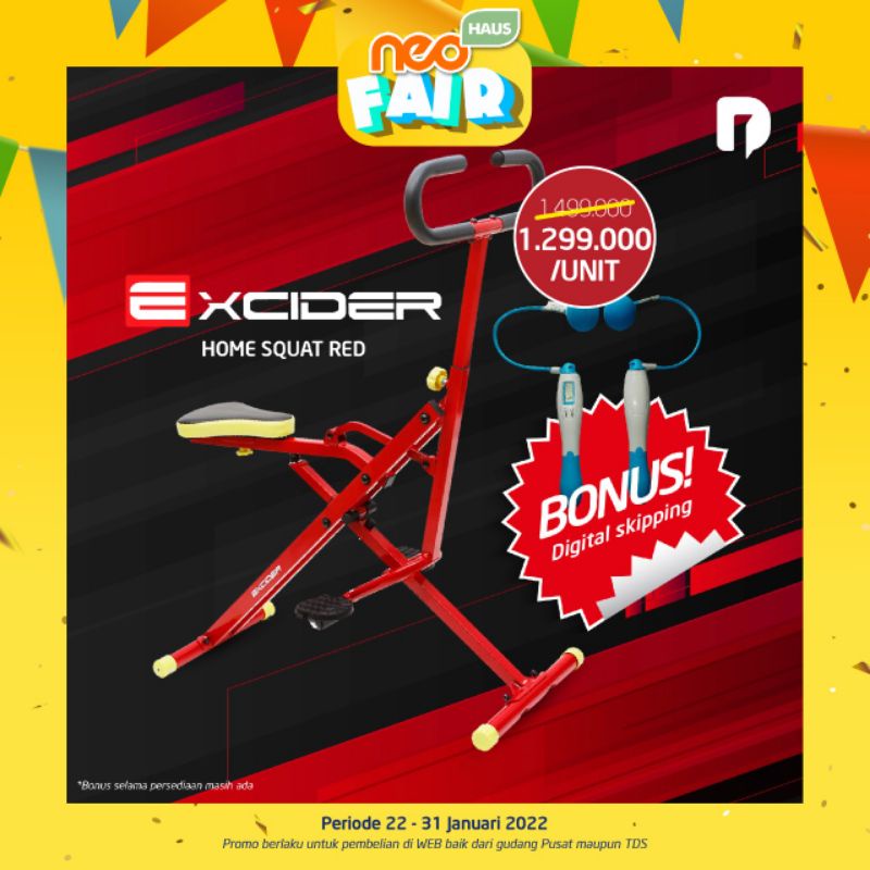 Jual Bodimax Excider Home Squat | Shopee Indonesia