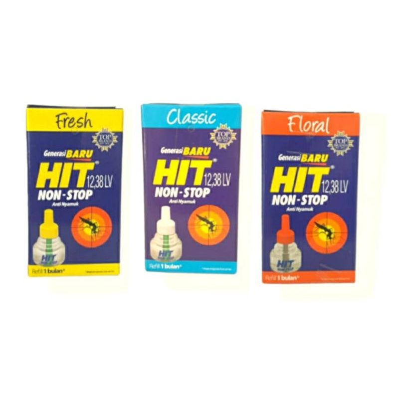 Jual hit non stop refil 30 hari 33ml | Shopee Indonesia