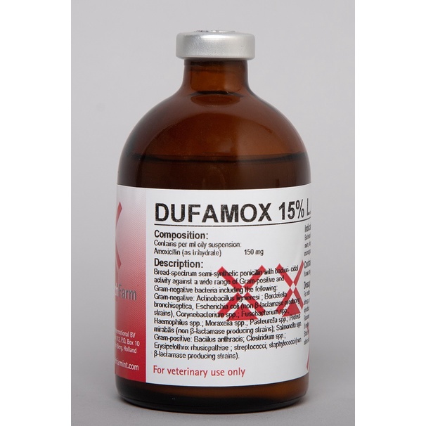 Jual dufamox 15% LA, amoxicilin, antibiotik infeksi saluran pernafasan ...