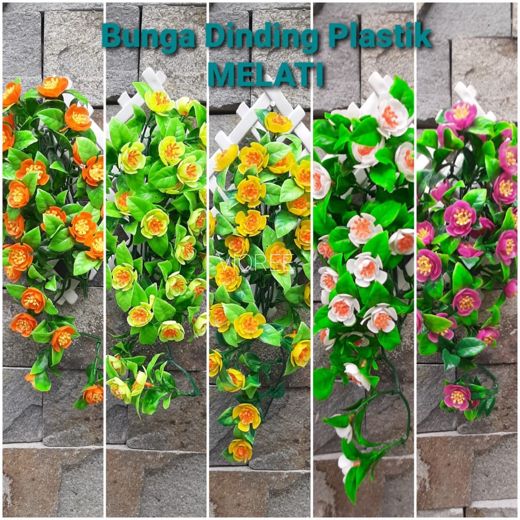 Jual Bunga Gantung Plastik Tanaman Rambat Hiasan Dekorasi Dinding Rumah ...