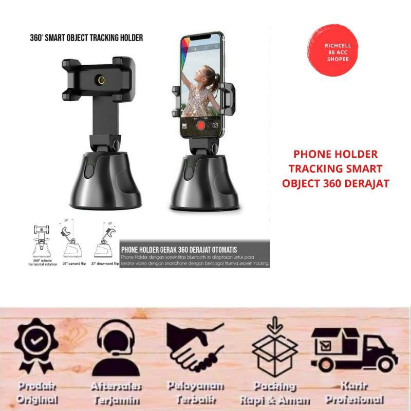 Jual Kamera EasyFllow Smart Stick Phone Holder 360 Derajat/With Face ...