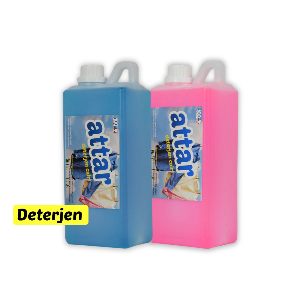 Jual Sabun Deterjen Cair ATTAR 1 Liter - Detergent Cair Laundry, Sabun ...