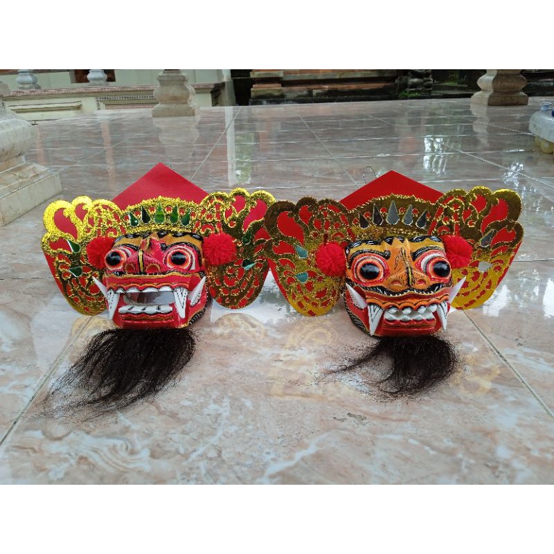Jual Barong Ket Macan Kecil Punggalan Kepala Barong Khas Bali Mainan ...