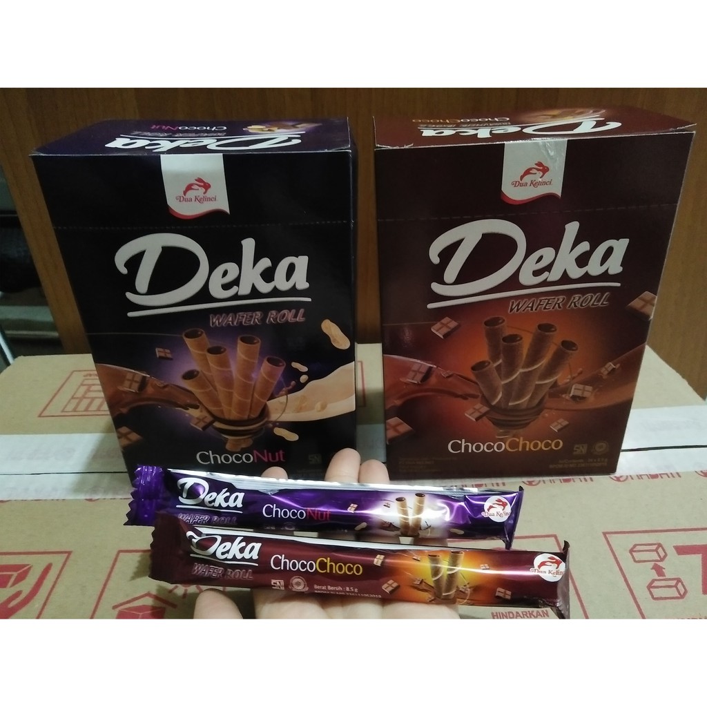 Deka Wafer Roll - 1 Pak Isi 24 Pcs | Shopee Indonesia