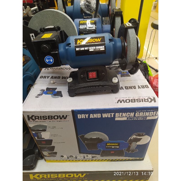 Jual KRISBOW Mesin Grinda Asah Duduk Kering dan Basah DRY&WET BENCH ...