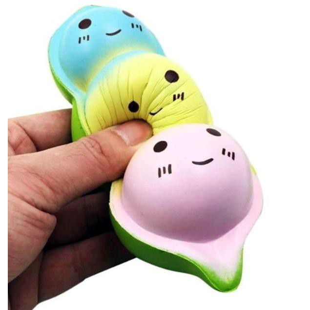 Jual Baru Squishy Colorful Peas In A Pod Jumbo / Kacang Polong Warna ...