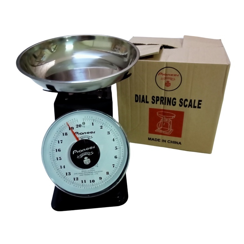 Jual Timbangan 20kg Duduk Pioneel/Timbangan Crown Manual/Timbangan Buah ...
