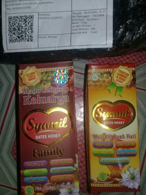 MADU SYAMIL FAMILY DATES HONEY Madu Lengkap Keluarga | Shopee Indonesia