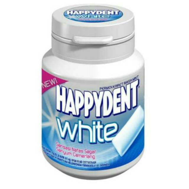 Jual Happydent White Mint Permen Karet [70 g] | Shopee Indonesia