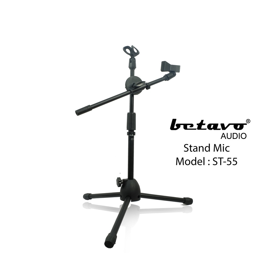 Jual Betavo Audio Stand Mic ST 55 Professional Stand Microphone | Shopee Indonesia
