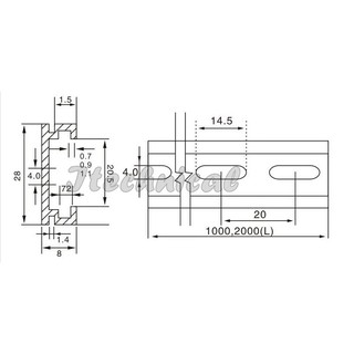 Jual RELL MCB 1F / DIN RAIL MCB ALUMUNIUM 1 FUNGSI 1 METER / REL MCB 1 ...