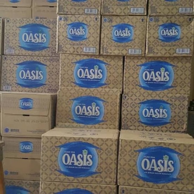 Jual Air Mineral Oasis Gelas - 240 ml Kemasan Karton (Khusus Gojek/Grab ...