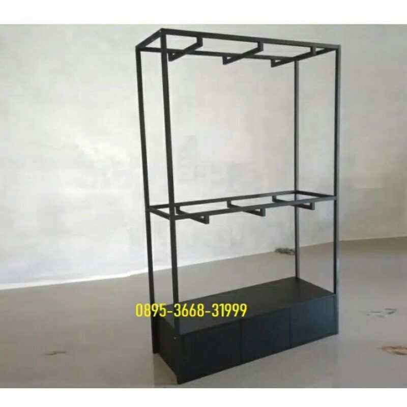 Jual display baju/ rak baju/ gantungan baju/ gawangan baju | Shopee ...