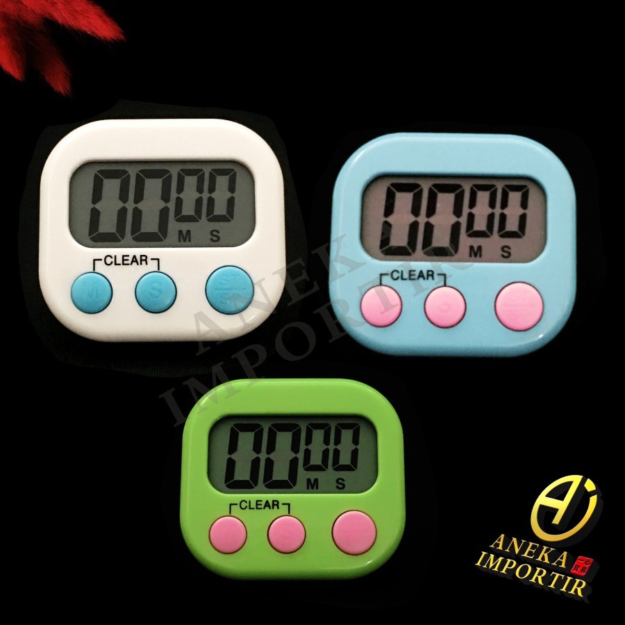 Jual Digital Kitchen Timer Jam Alarm Dapur Masak Clock Stopwatch Magnet ...