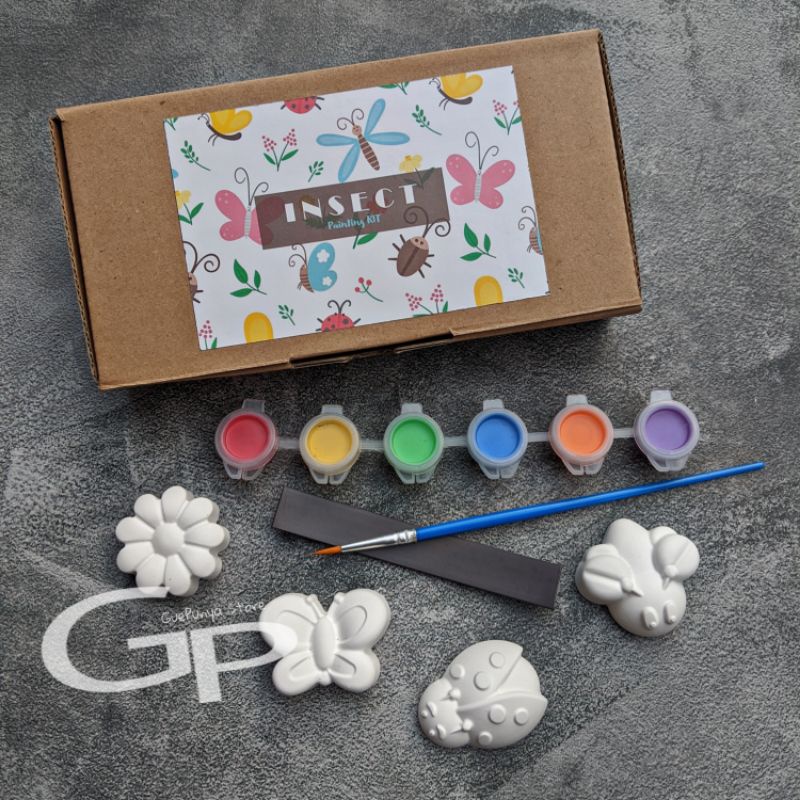 Jual Mini Insect Set - DIY Fridge Magnet Butterfly Bug Bee Flower Kupu ...