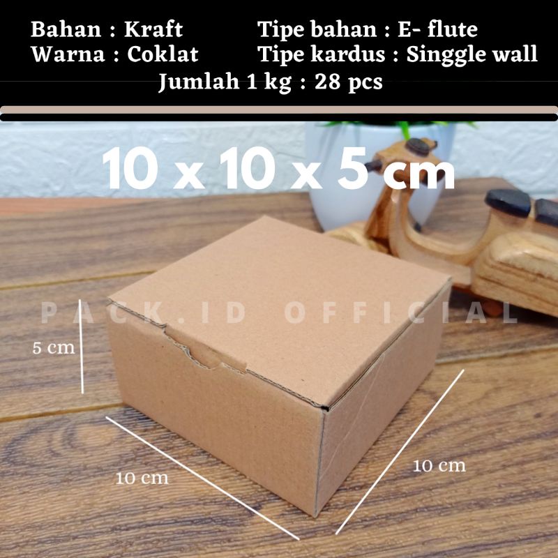 Jual DUS PACKING 10x10x5 CM BOX PACKING KOTAK KARTON KARDUS CORRUGATED ...