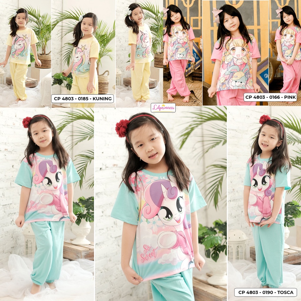 Jual LILPRINCESS Baju Setelan Oversized Anak Perempuan Untuk Anak 1 ...