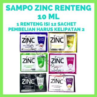 Jual SAMPO SHAMPOO ZINC 9 ML RENTENG ISI 12 SACHET Indonesia|Shopee ...