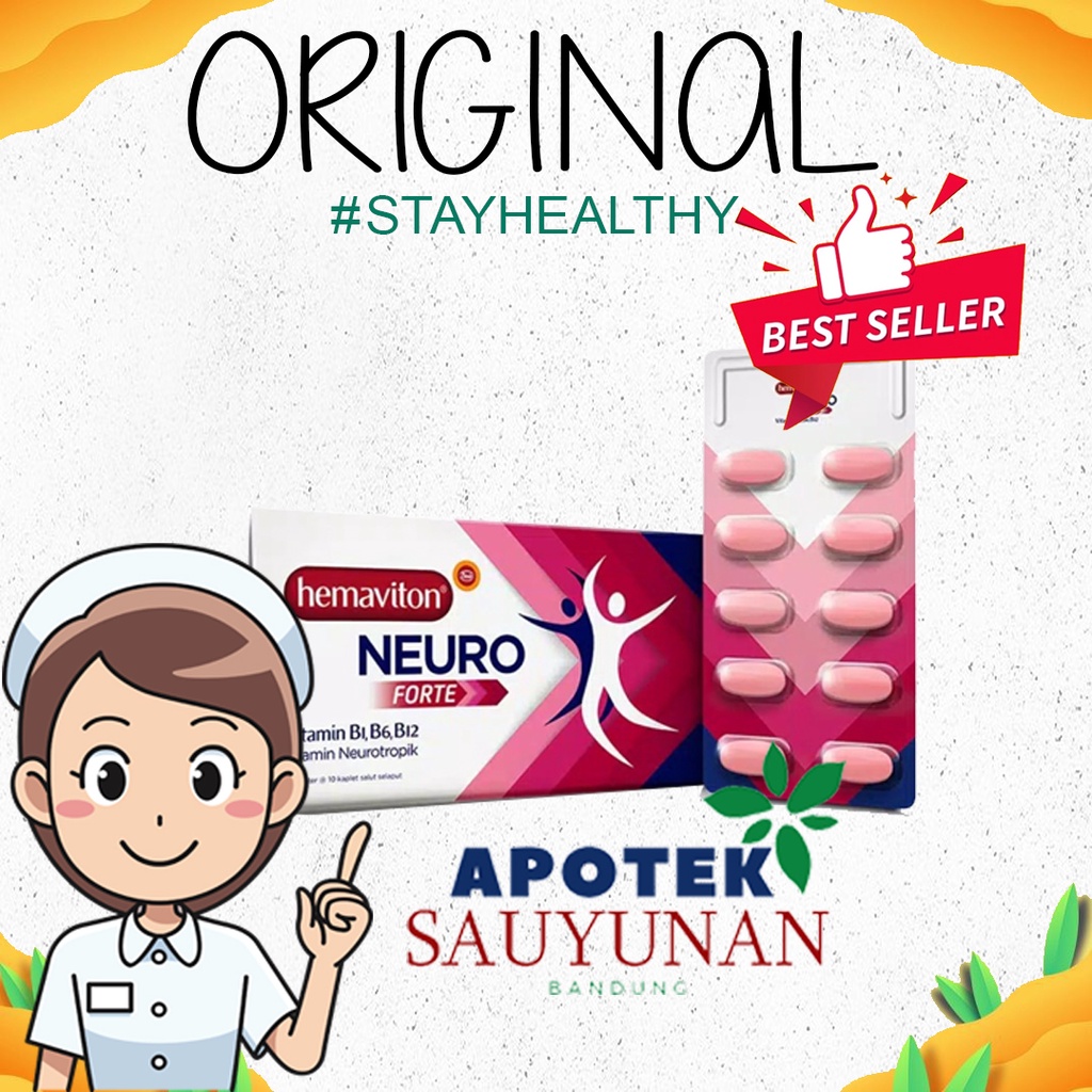 Jual HEMAVITON Neuro Forte 10 Tablet Kaplet | Shopee Indonesia