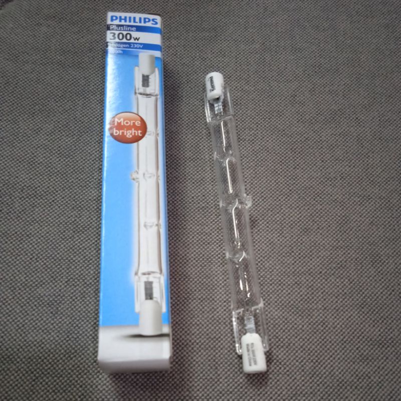 Jual Lampu Philips Halogen Stick 300 watt Halogen Stik plusline 300watt ...