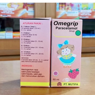 Jual Omegrip Paracetamol Syrup 60 ml | Shopee Indonesia