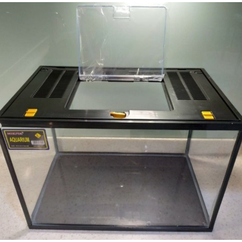 Jual Aquarium nikita L + tutup / aqurium reptil / aquarium ikan | Shopee Indonesia