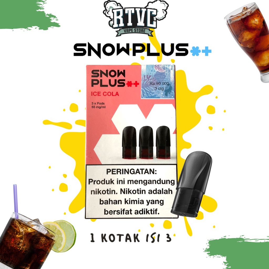 Jual SnowPlus Ice Cola Pod Gen 3 (Isi 3 Pods) | Shopee Indonesia