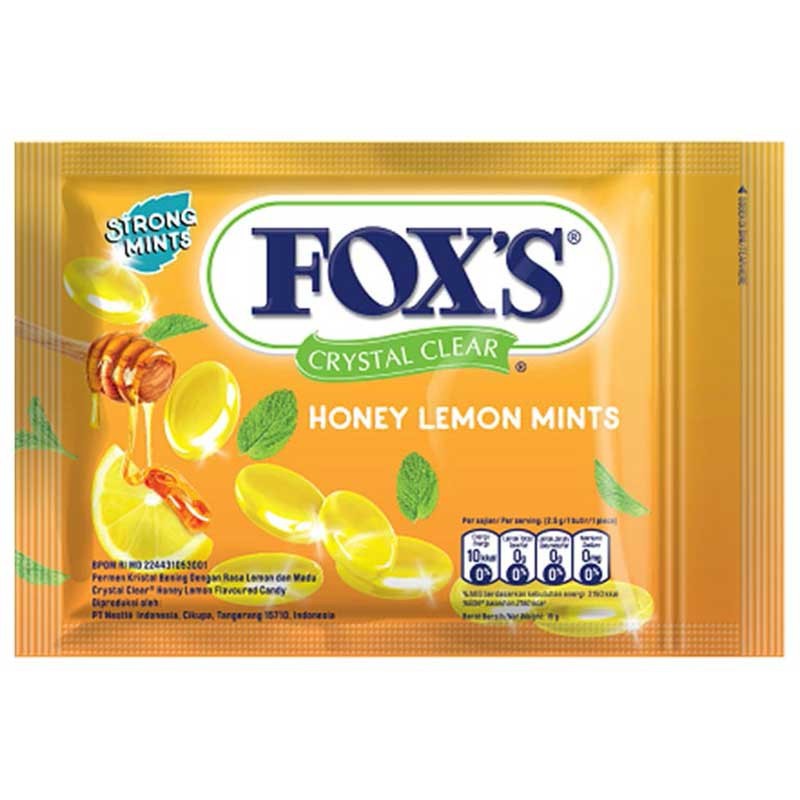 Jual Permen Fox's Honey Lemon Mints 15g | Shopee Indonesia