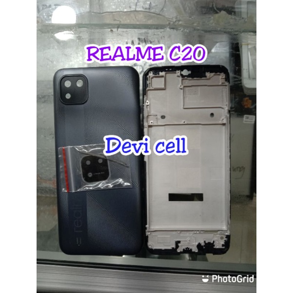 Jual kesing casing realme c20 fullset backdoor dan frame lcd Realme C20 ...