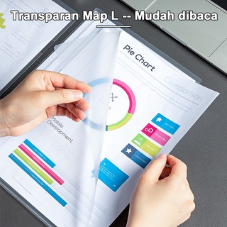 Jual Deli Map Dokumen 10 Pcs Map Plastik Dokumen Transparan A4 Map ...
