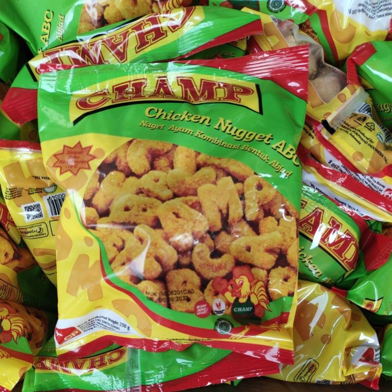 Jual CHAMP NUGET ABC 250 GRAM | Shopee Indonesia