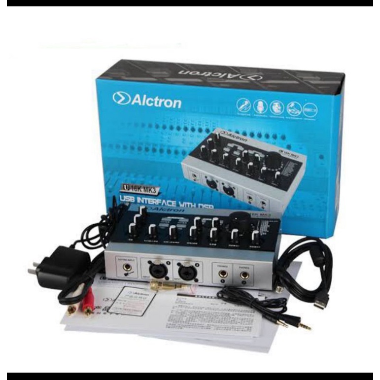 Jual SOUNDCARD | AUDIO INTERFACE ALCTRON U16 MK3 | Shopee Indonesia