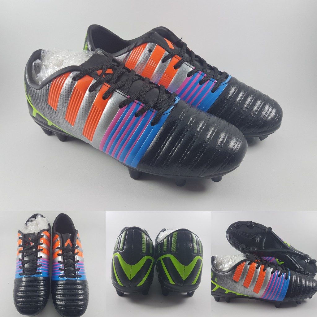 Jual Sepatu Sepakbola Anak Adidas Predator Soccer Kids Silver Blue ...