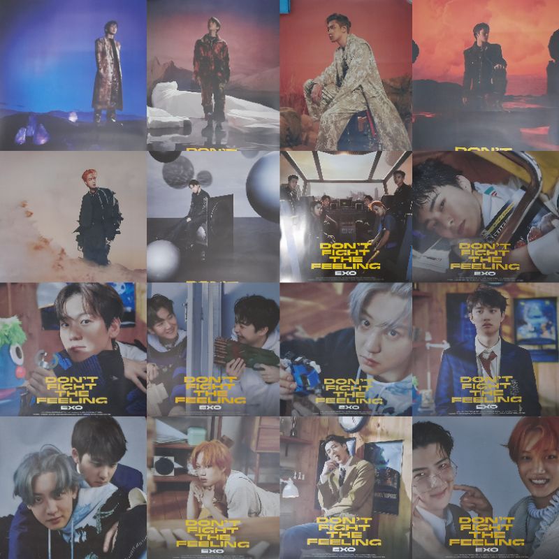 Jual Official Poster EXO DFTF Photobook Expansion Jewel | PB ver 1 & 2 ...